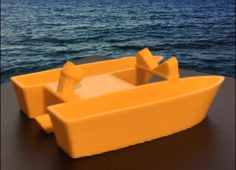 Free 3D file Balloon Shell Cat Bath Boat・3D print design to download・Cults