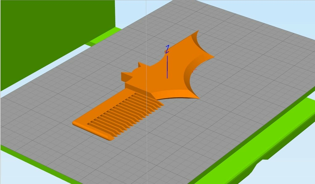 Free STL file BAT Comb・Object to download and to 3D print・Cults