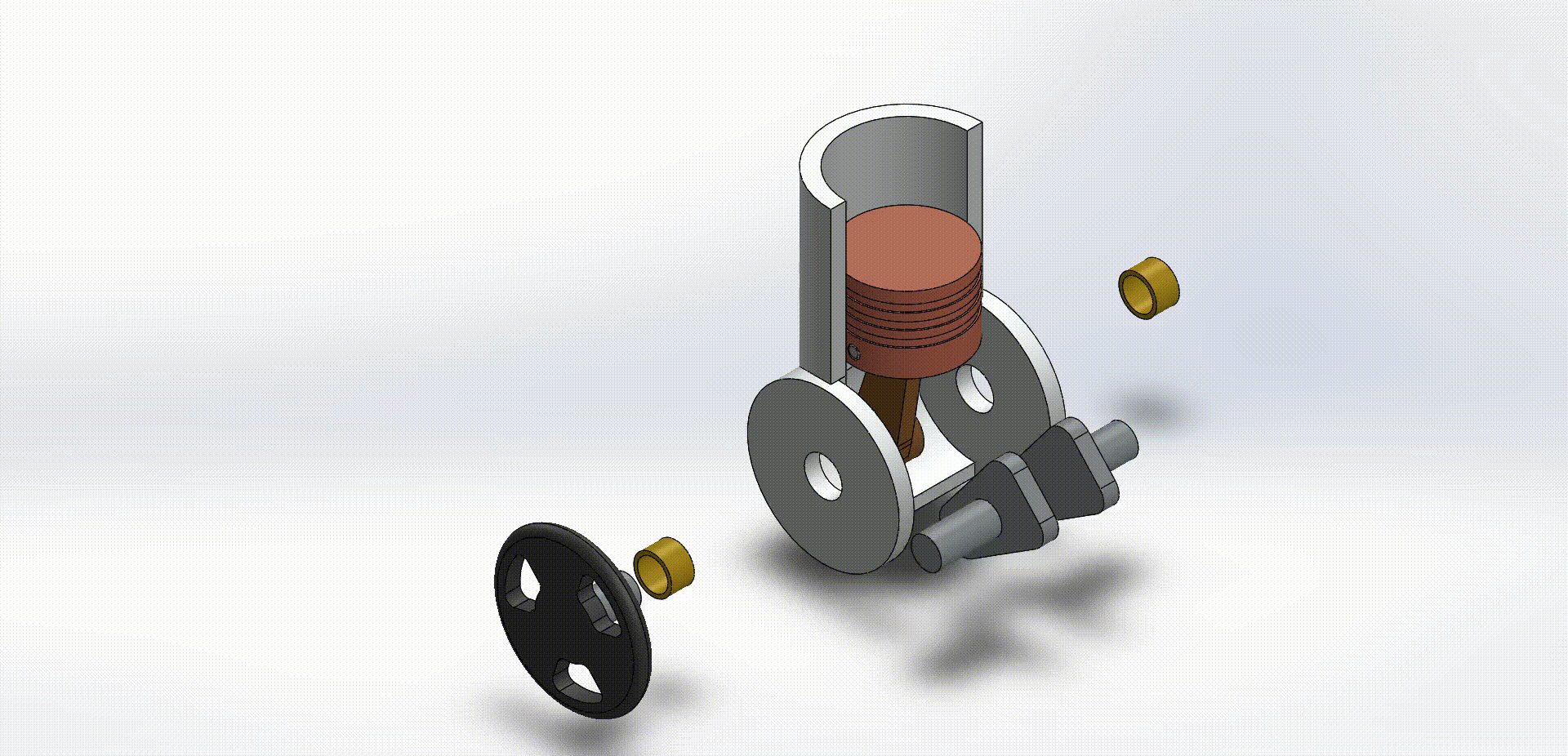 Файл STL Mini Engine・Модель для печати в 3D скачать・Cults