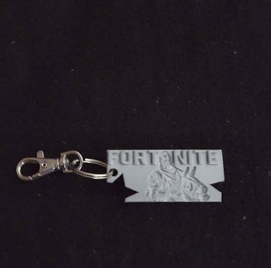 Free STL file keychain fortnite by kttjdesign.dk・Template to download ...