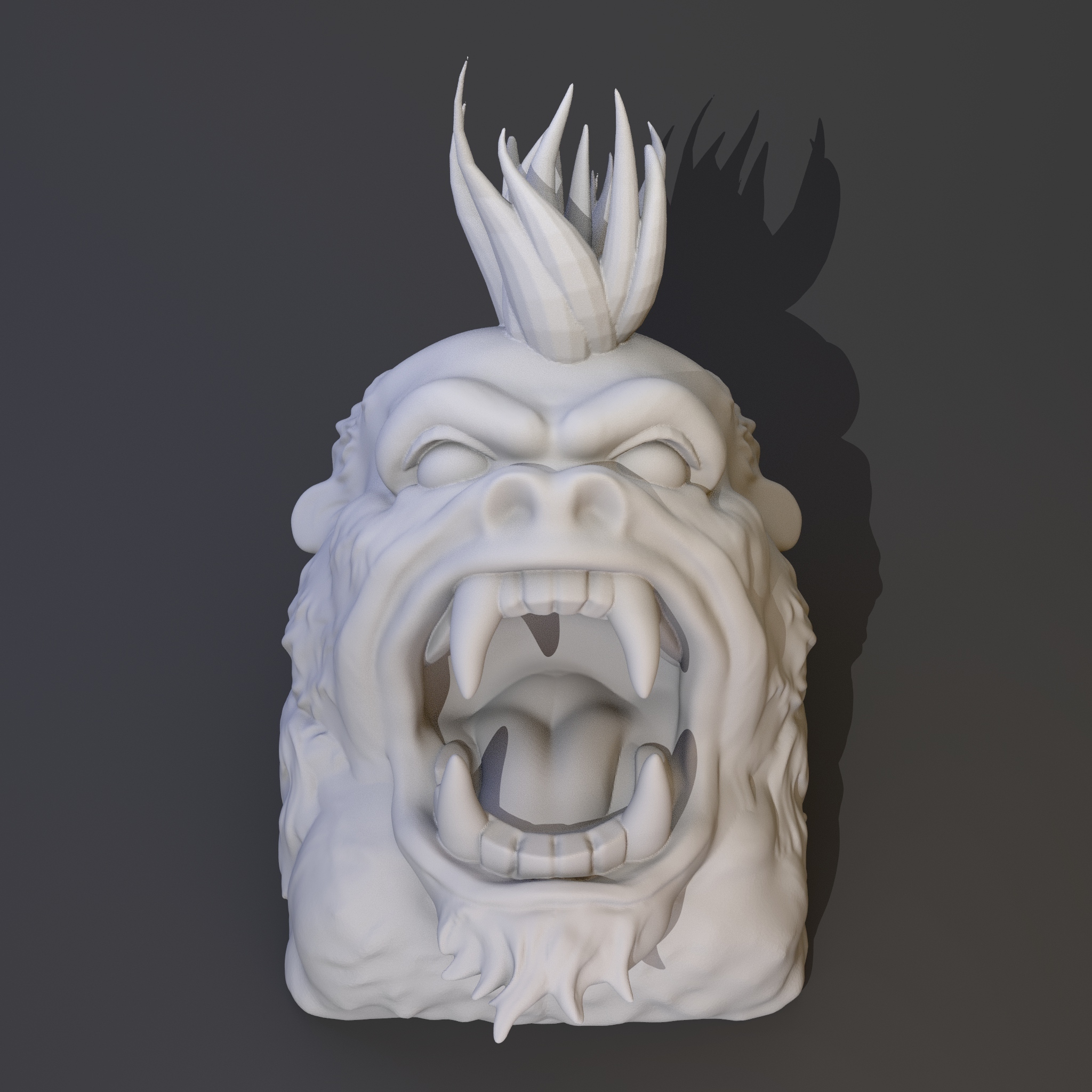 STL file Gorilla Keycap - DIGITAL FILES FOR 3D PRINTING - KEYCAP FOR ...