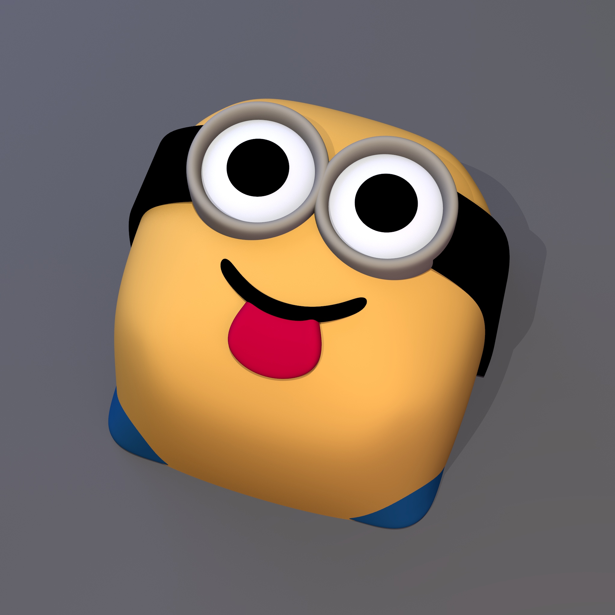 Файл 3D Пакет из 6 кейкапов с изображением животного куба - пакет 1 ...