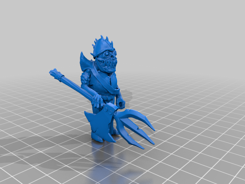 Free 3D file Infernal Imp - Axefork・3D printable object to download・Cults