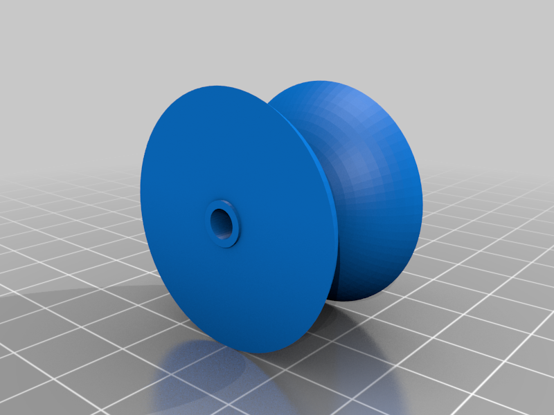 Free STL file Voxelab Aquila Filament Feed Pulley, no bearing needed ...