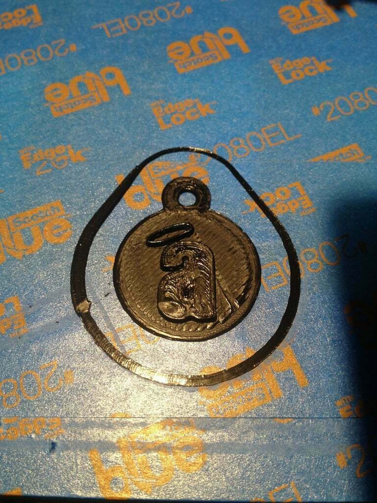 Бесплатный STL файл Angels Baseball Logo Keychain・Дизайн для загрузки и ...