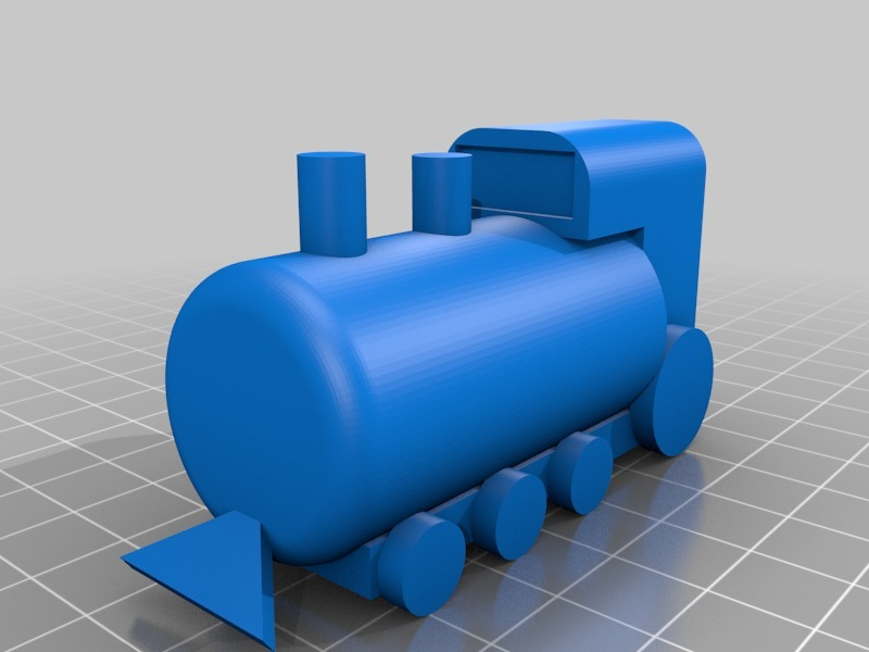 Free 3D file train・3D print design to download・Cults