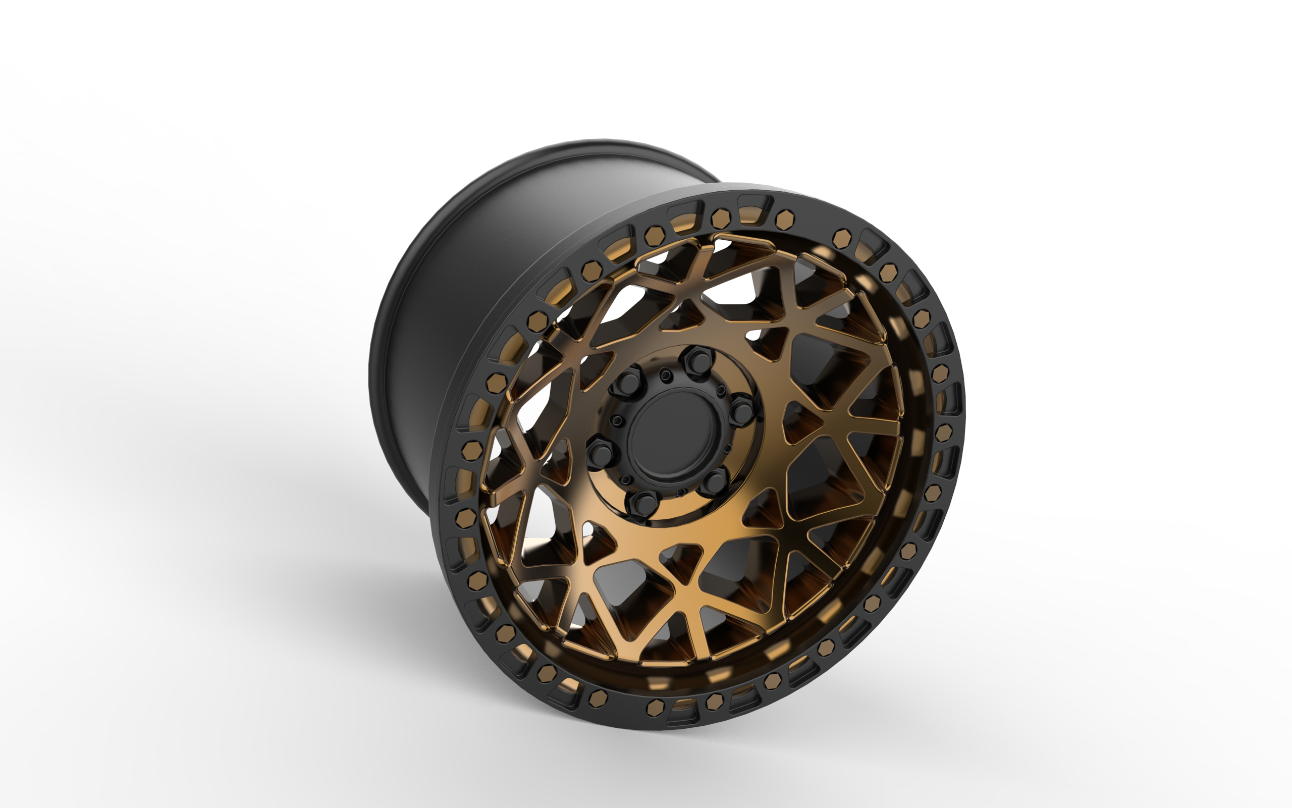 STL file FUEL UNIT Matte Bronze w/ Black Ring・Template to download and ...