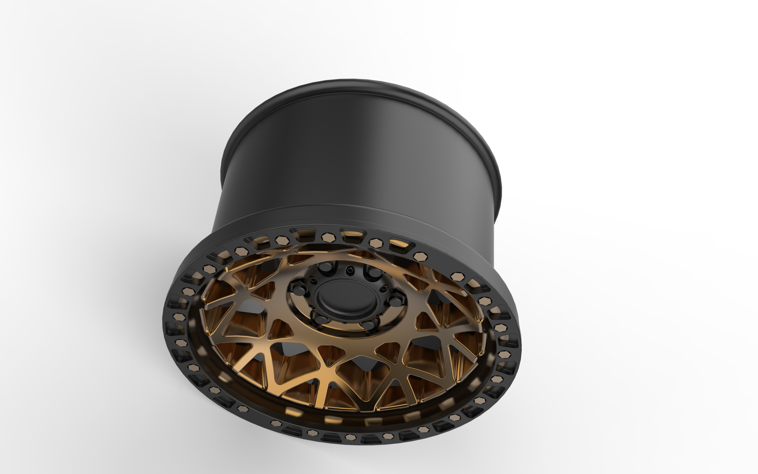 STL file FUEL UNIT Matte Bronze w/ Black Ring・Template to download and ...