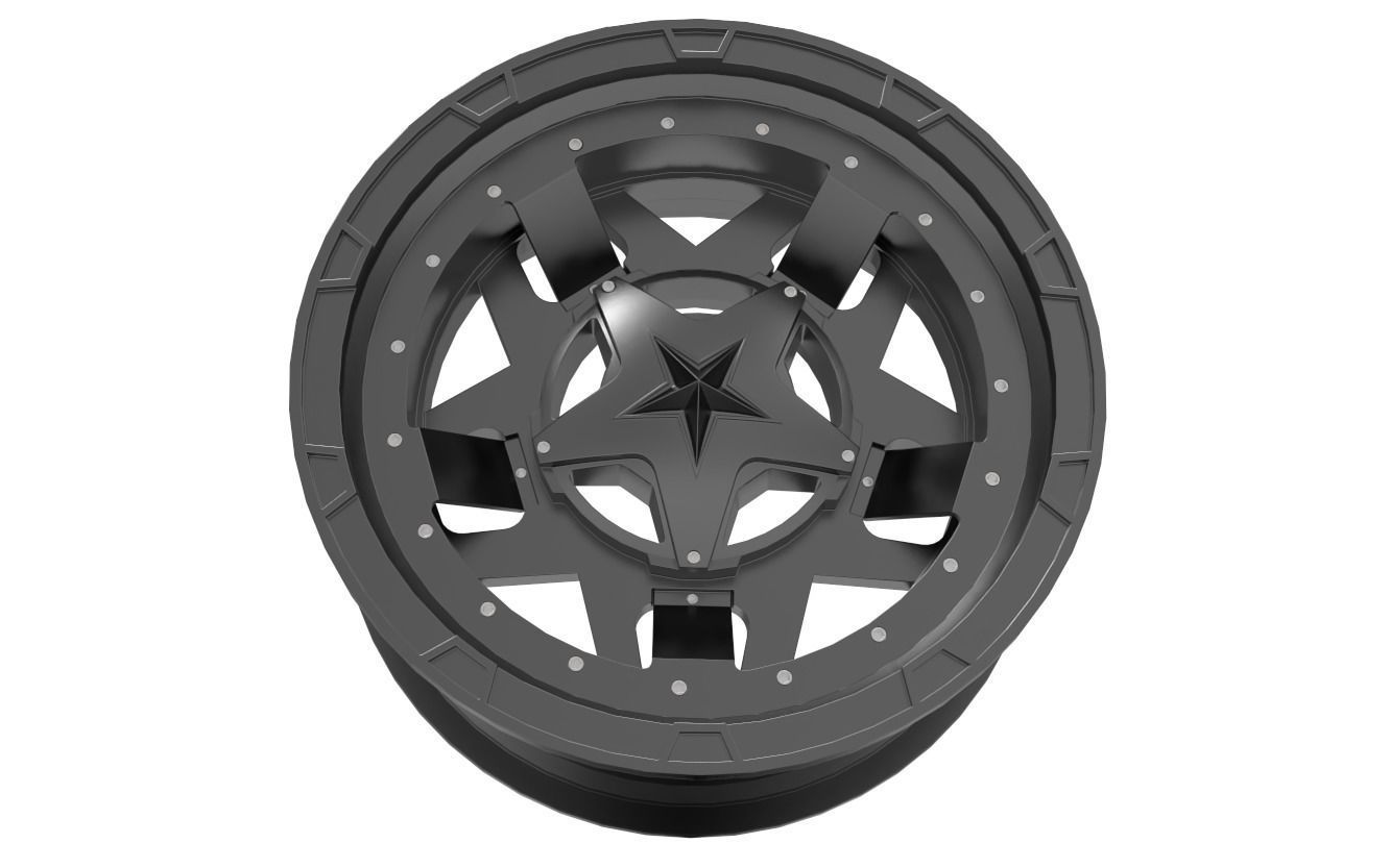Archivo STL Rueda XD Series Rockstar RS3 🚗・Diseño imprimible en 3D para ...