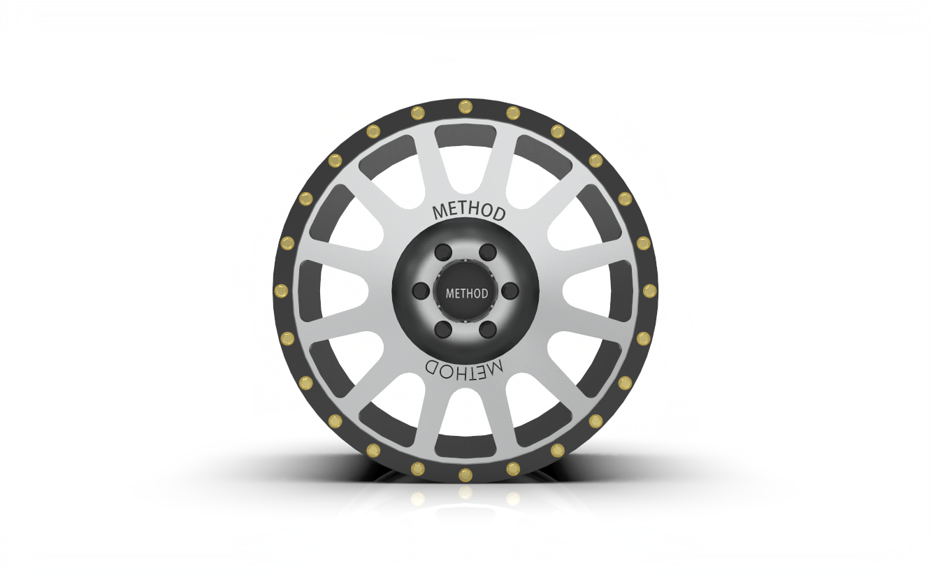 STL file Method 305 NV Wheel Matte Black Machine Face 🛞・Template to ...