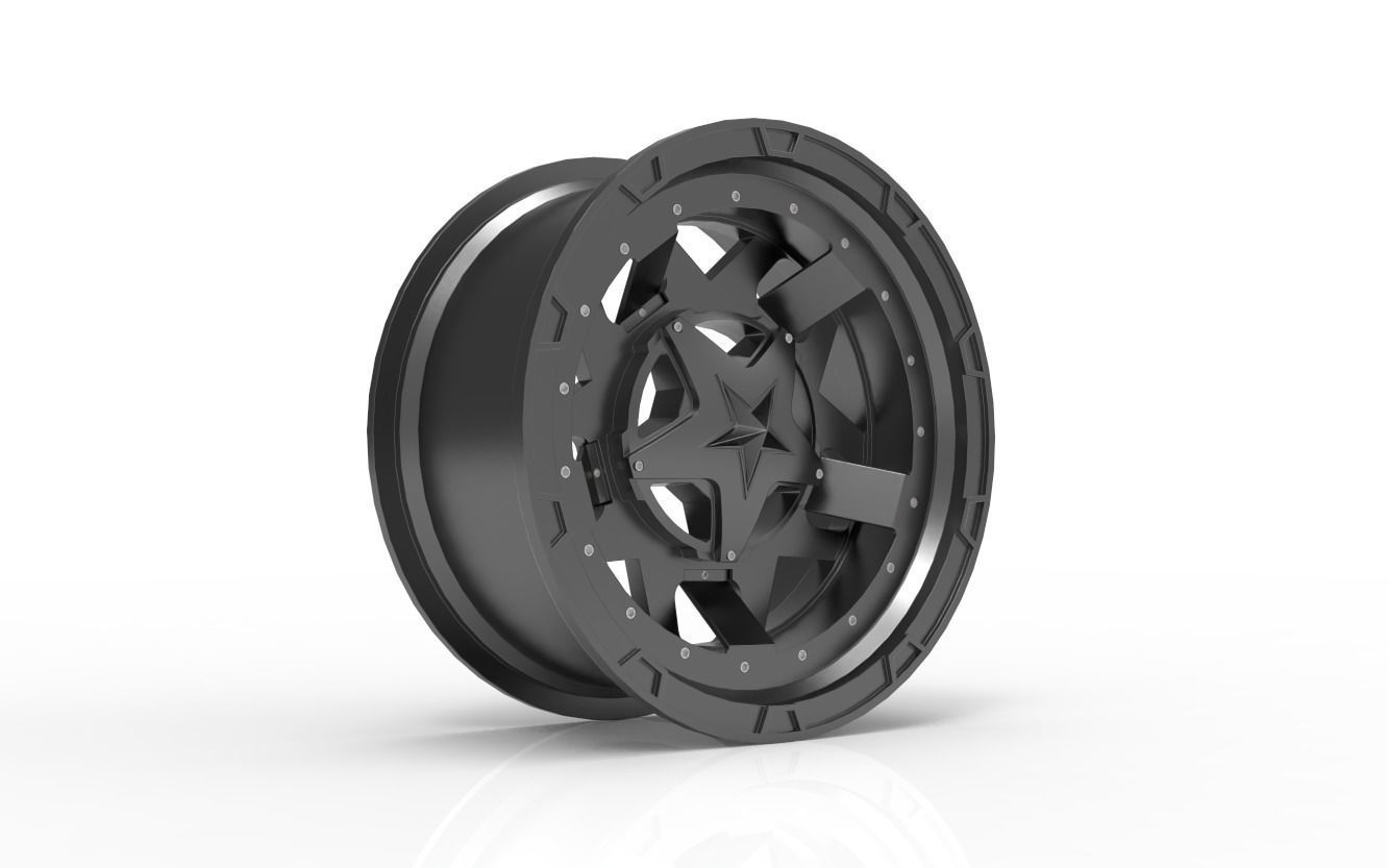 Archivo STL Rueda XD Series Rockstar RS3 🚗・Diseño imprimible en 3D para ...