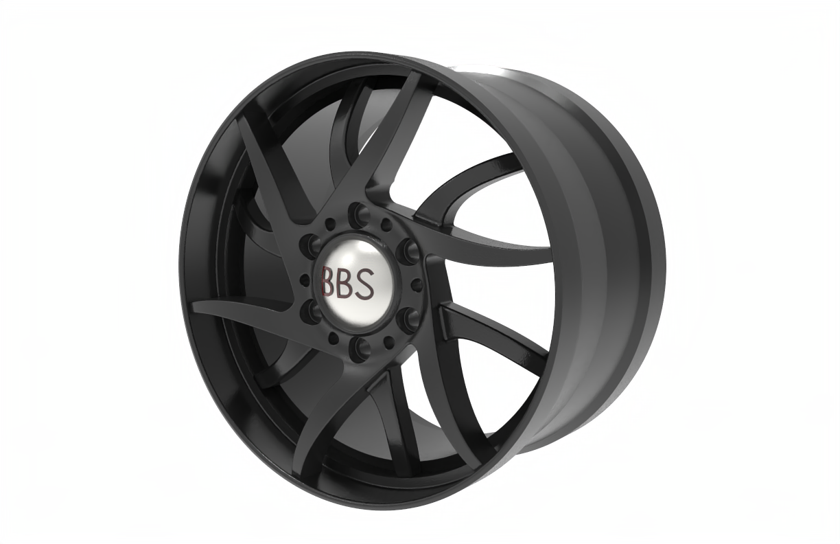 STL file BBS WHEEL RIM・3D printing template to download・Cults