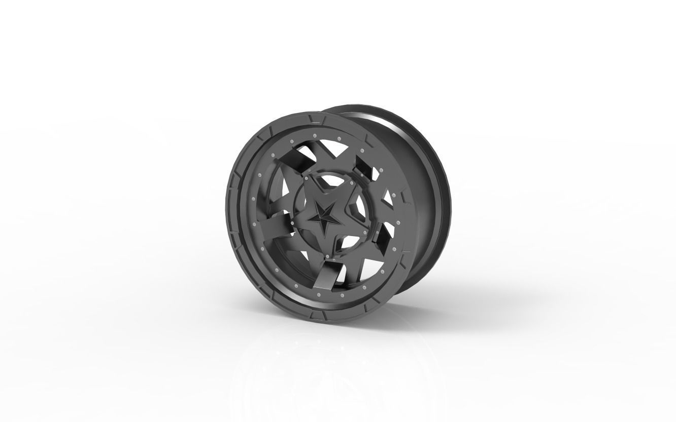 Archivo STL Rueda XD Series Rockstar RS3 🚗・Diseño imprimible en 3D para ...