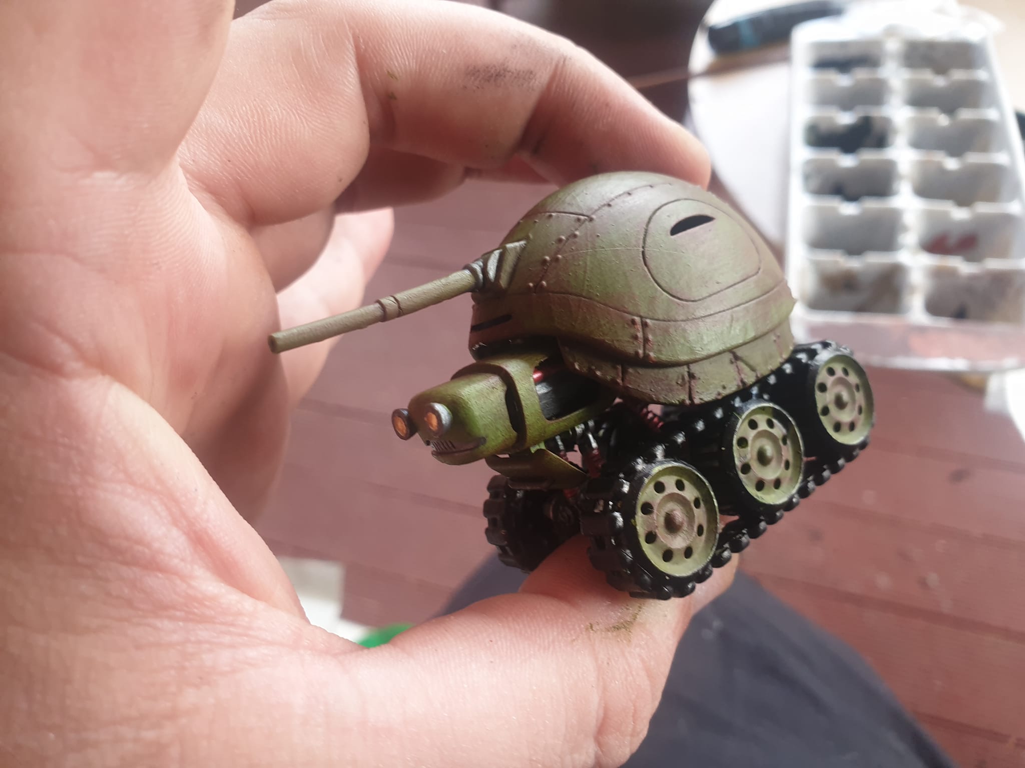 STL file Terror Turtle gaslands tank 🐢・3D printing idea to download・Cults