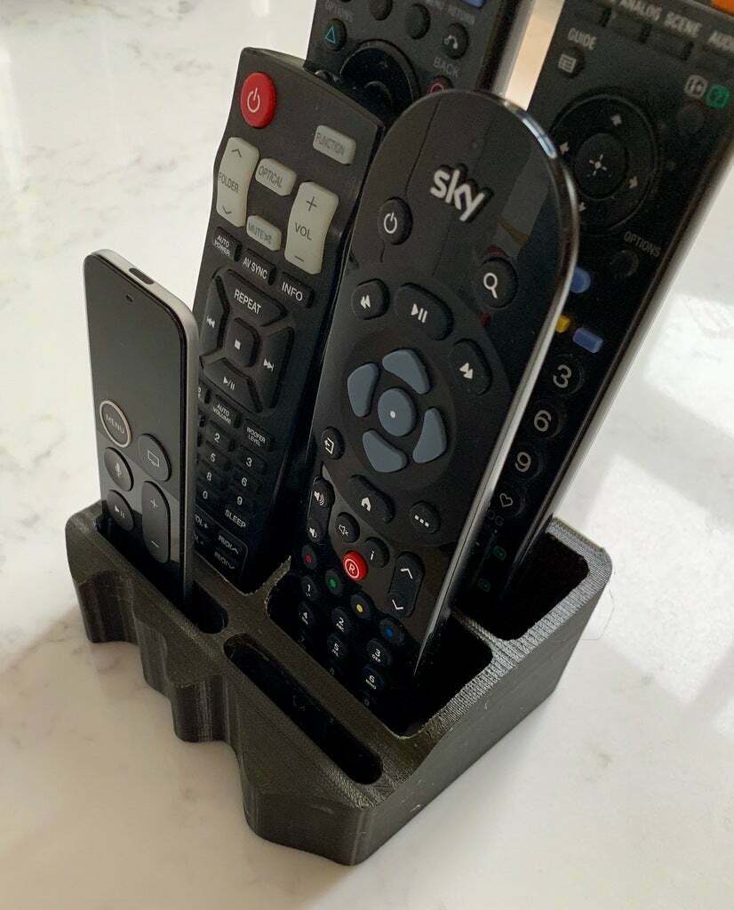 Free STL file TV Remote Control Station・Design to download and 3D print ...