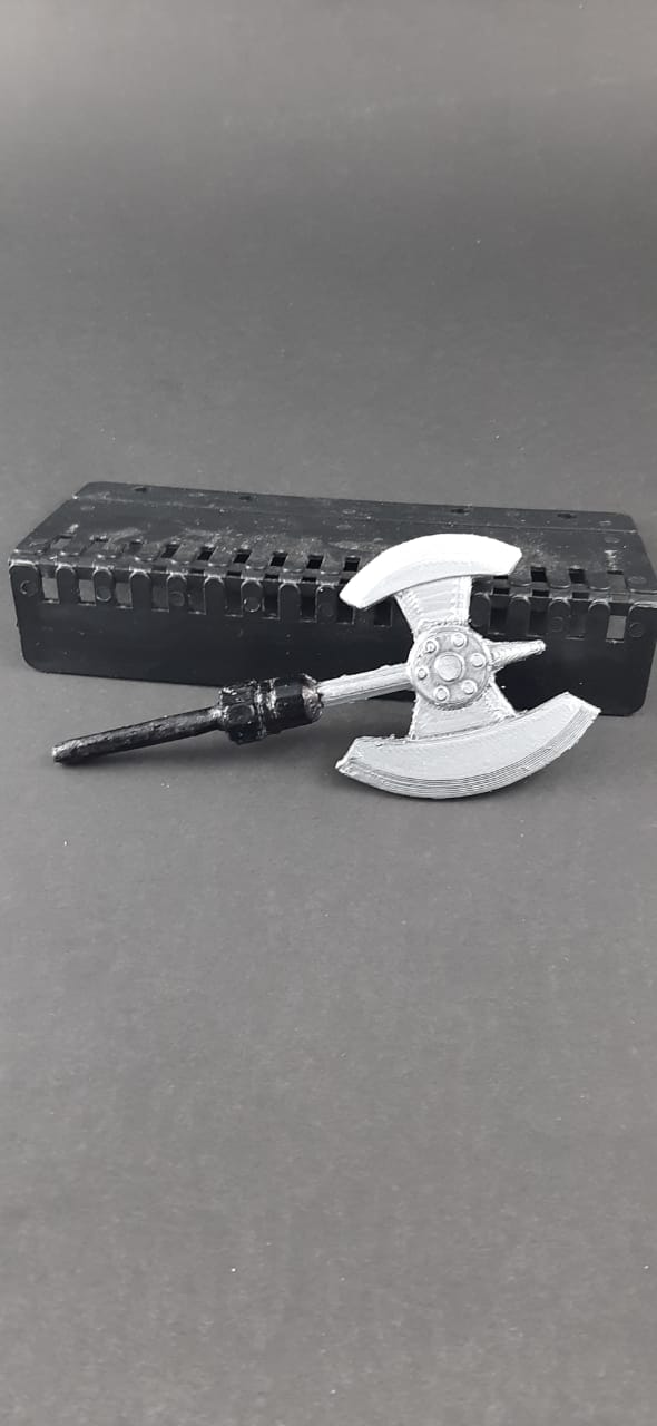 Free STL file Optimus Prime Siege Axe・3D printer design to download・Cults