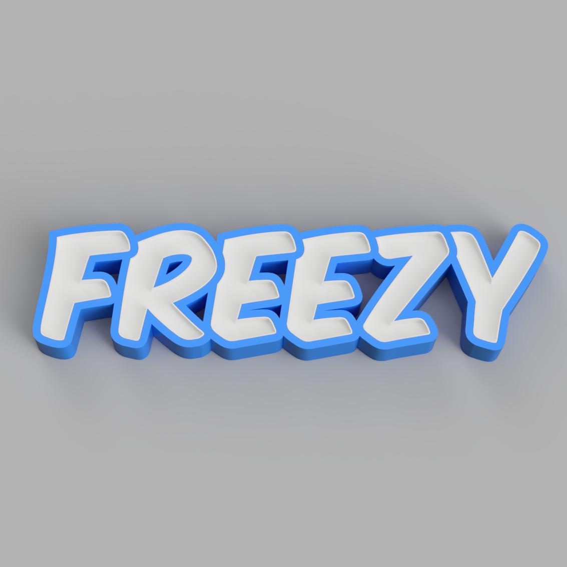 3D file NAMELED FREEZY - LED LAMP WITH NAME 🔦・3D printing template to ...