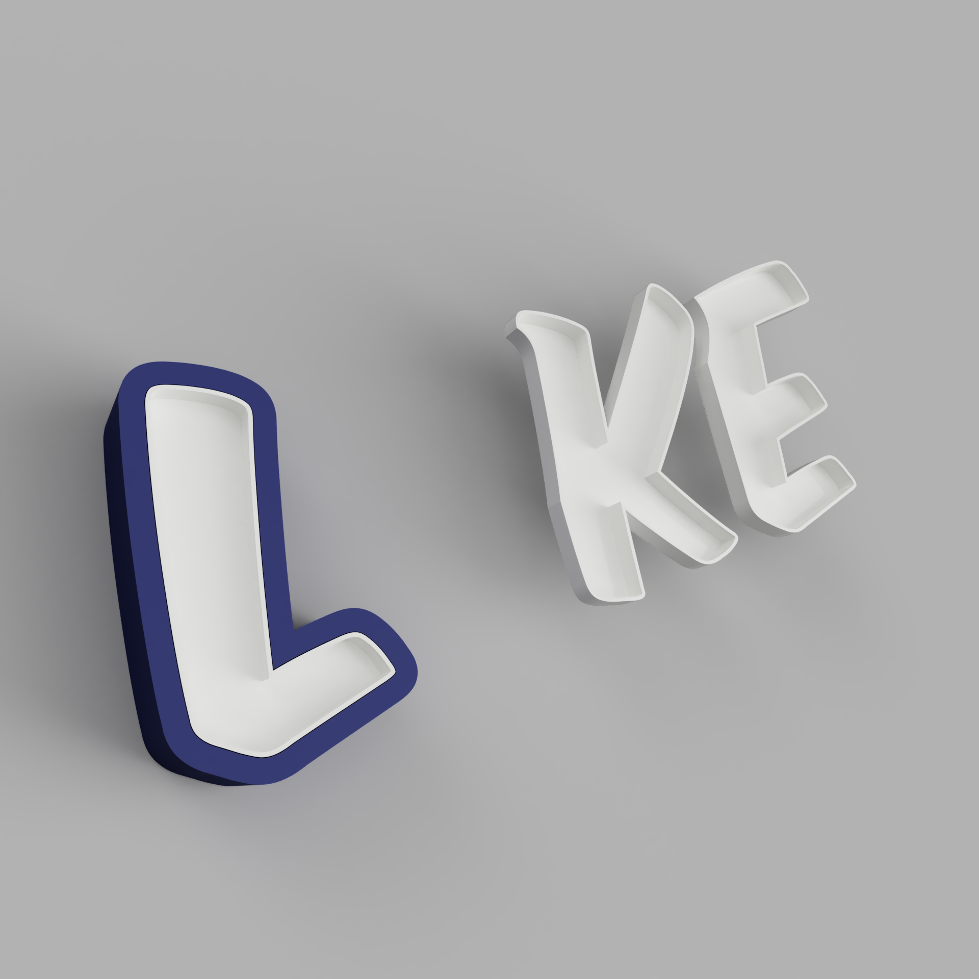 3D file LUKE - LED LAMP WITH NAME (NAMELED) 🔦・Design to download and 3D ...