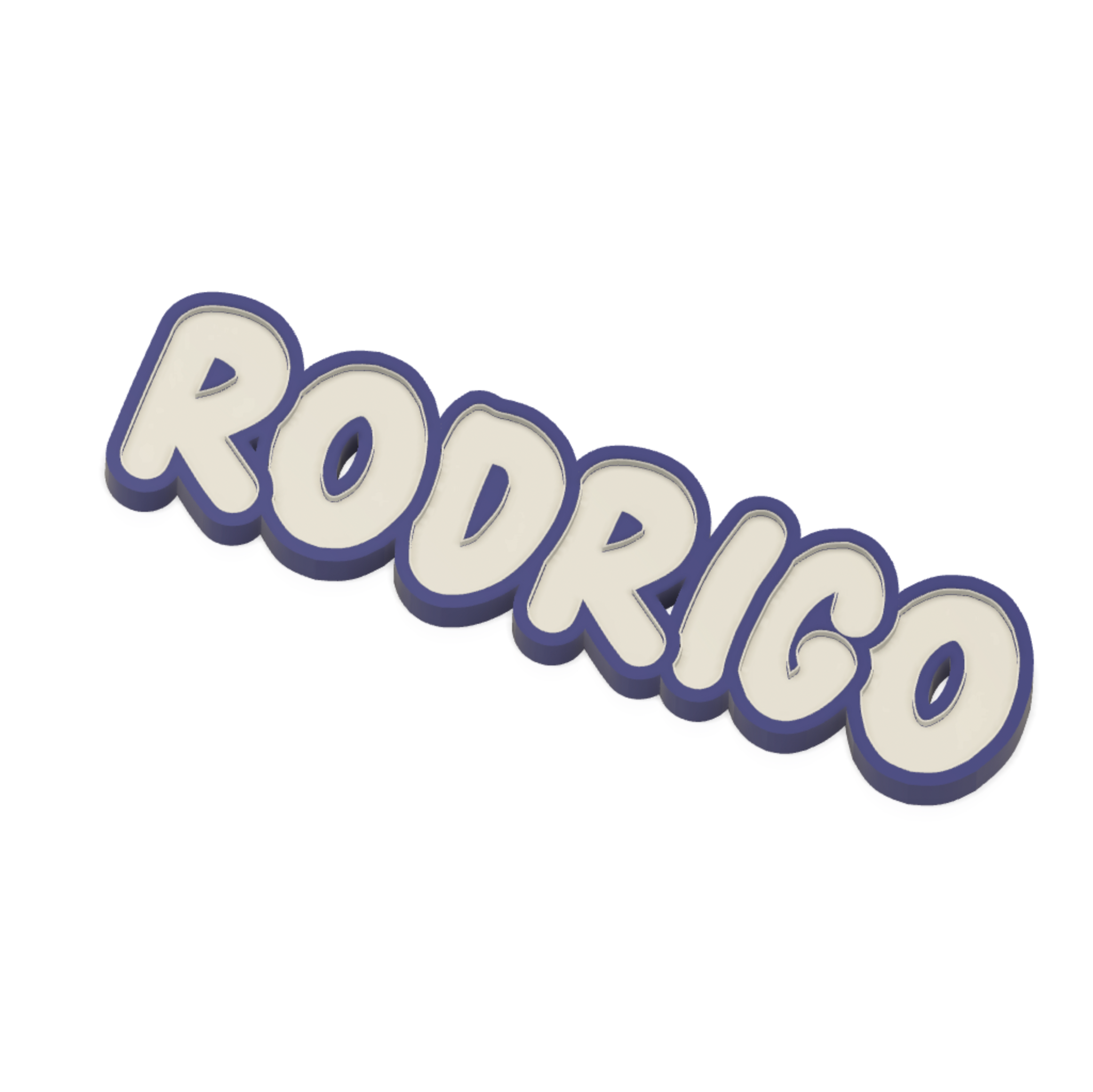 3D file RODRIGO - LED LAMP WITH NAME (NAMELED)・3D printable model to ...