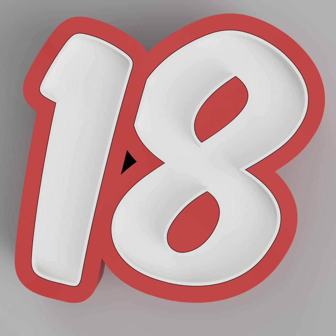 3D file NAMELED 18 - LED LAMP WITH NAME・3D print model to download・Cults