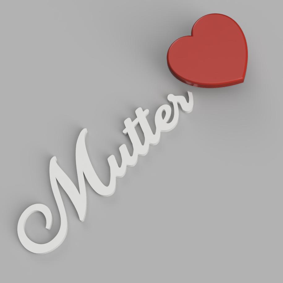 3D file MUTTER - MUTTER TAG - With Box for Candy 📦・3D printable design ...