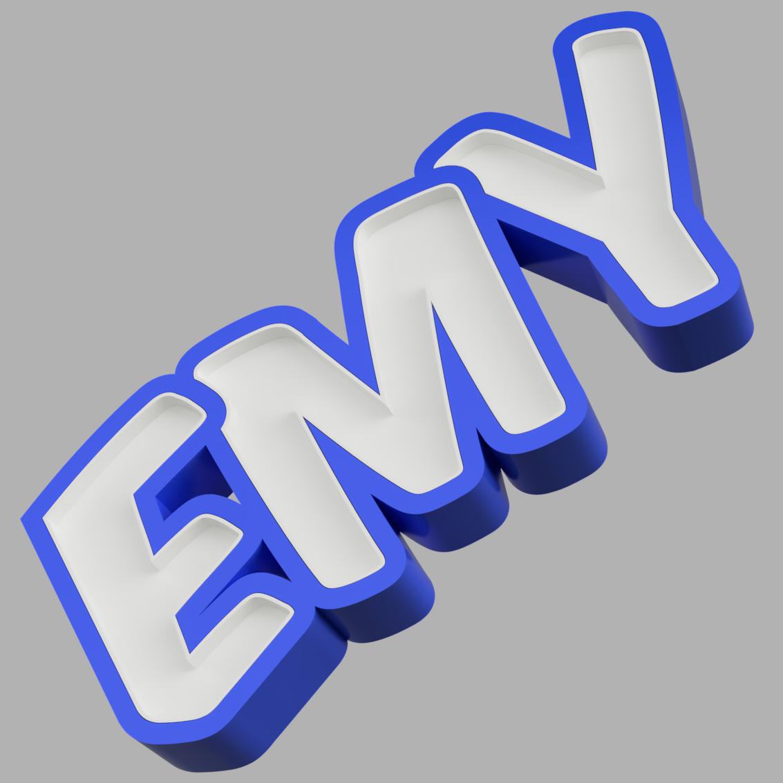 3D file NAMELED EMY - LED LAMP WITH NAME・3D printable model to download ...