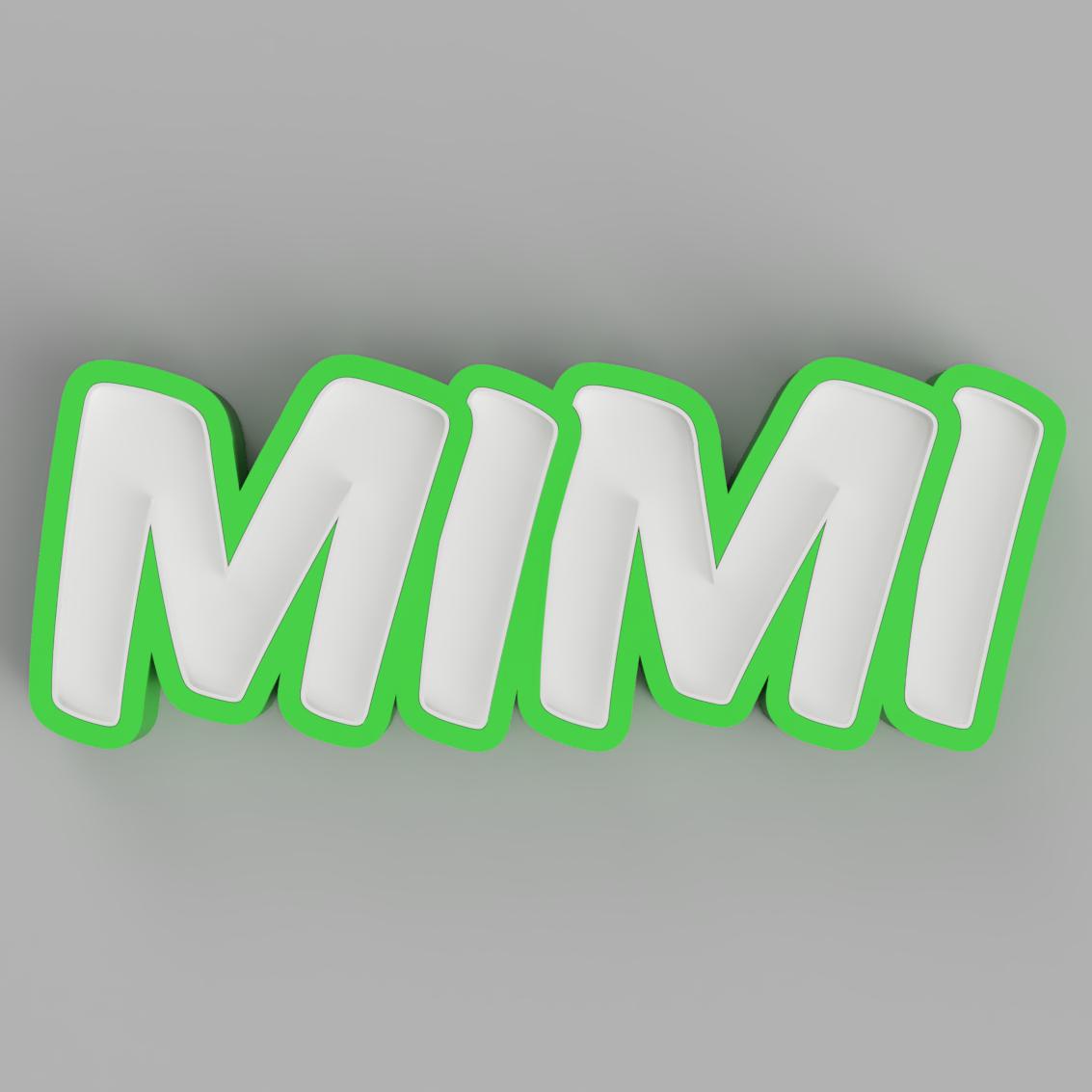 3D file NAMELED MIMI - LED LAMP WITH NAME 🔦・Model to download and 3D ...