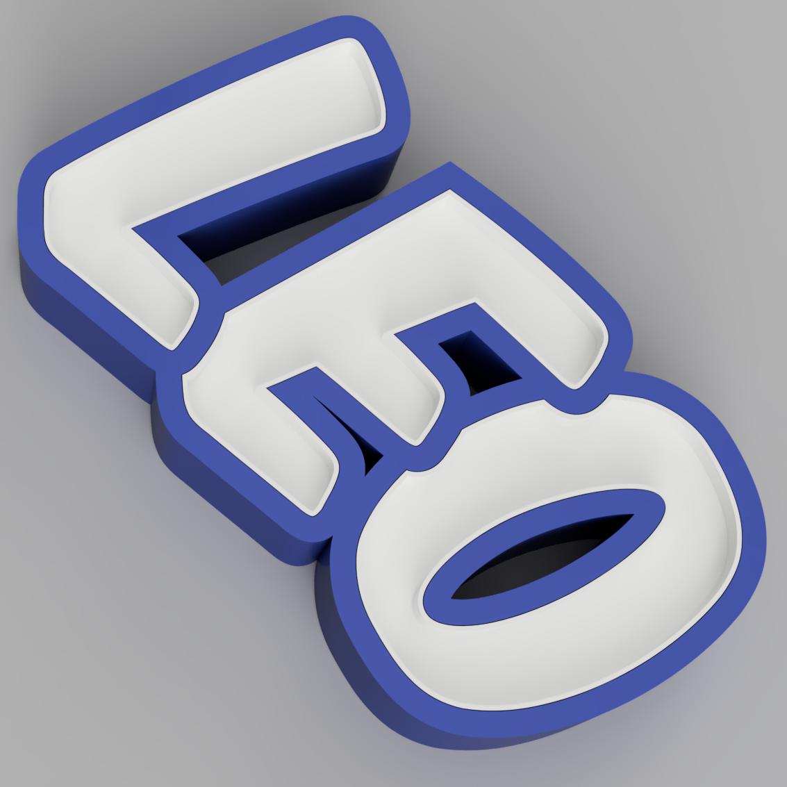 Archivo 3D NAMELED LEO - LÁMPARA LED CON NOMBRE ♌・Modelo de impresión ...