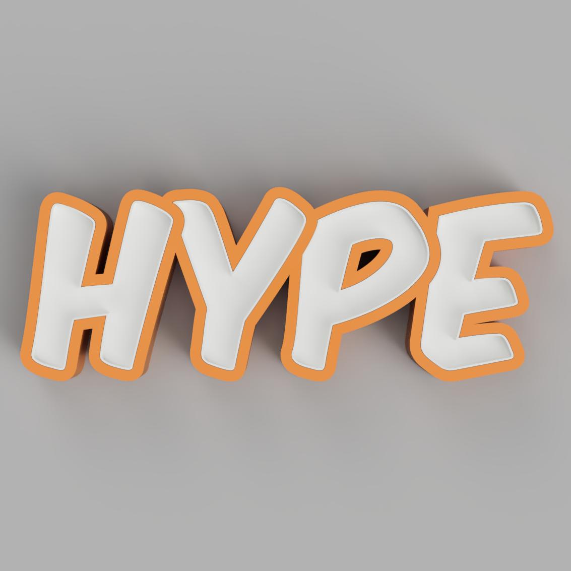 3D file NAMELED HYPE - LED LAMP WITH NAME 🔦・3D printable model to ...