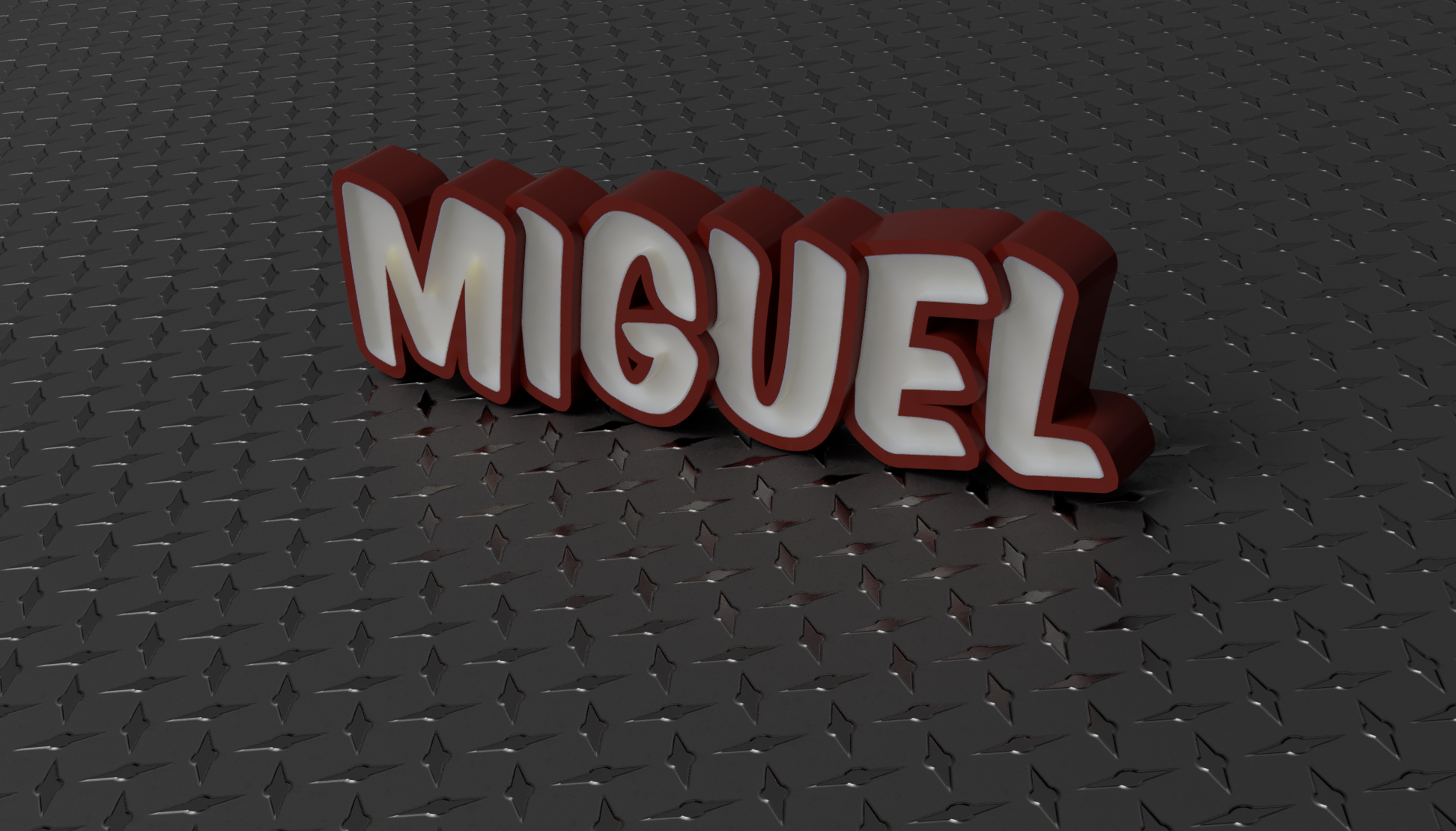 3D file NAMELED MIGUEL - LED LAMP WITH NAME (NAMELED)・Design to ...