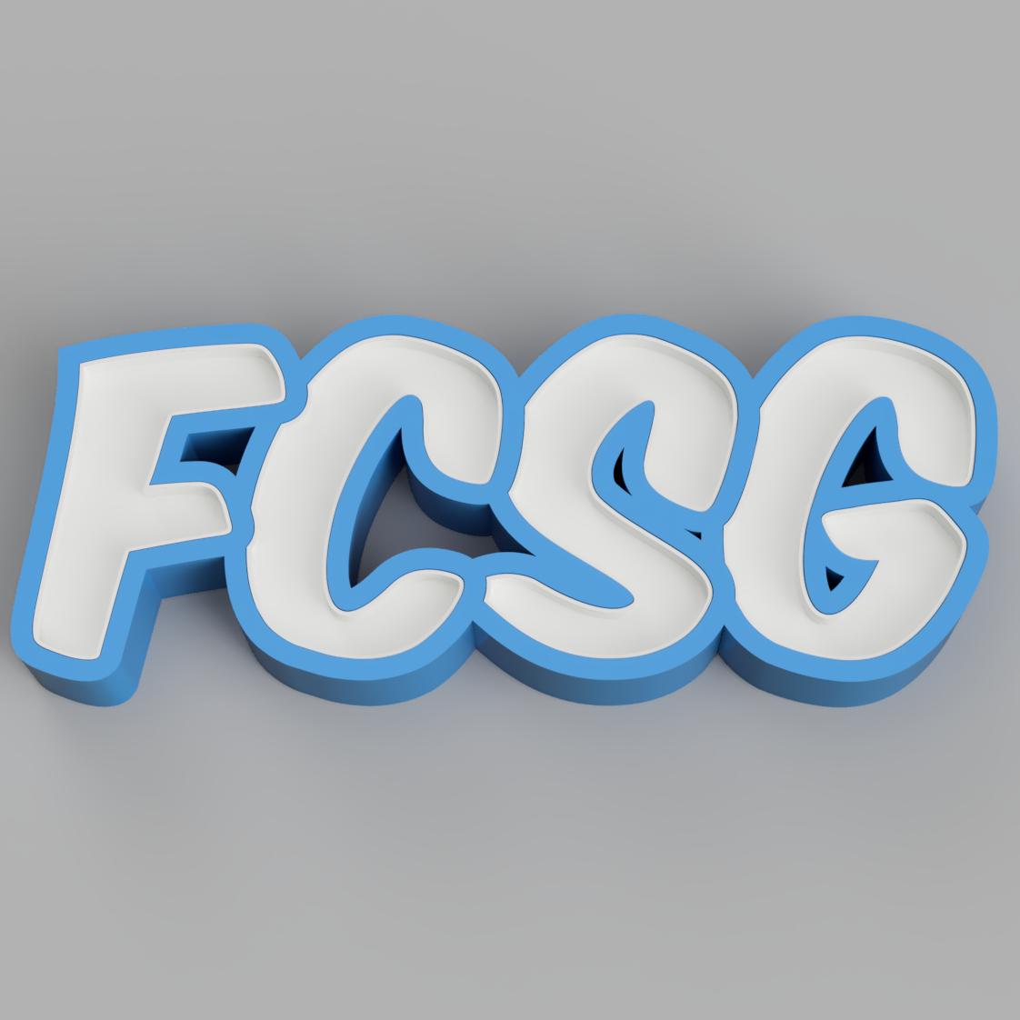 3D file NAMELED FCSG - LED LAMP WITH NAME・Template to download and 3D ...