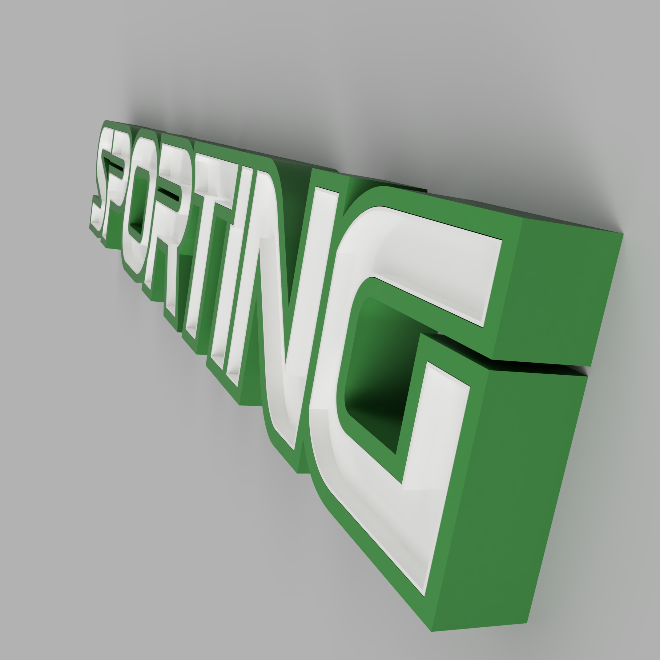 3D file SPORTING - LED LAMP WITH NAME (NAMELED)・Template to download ...