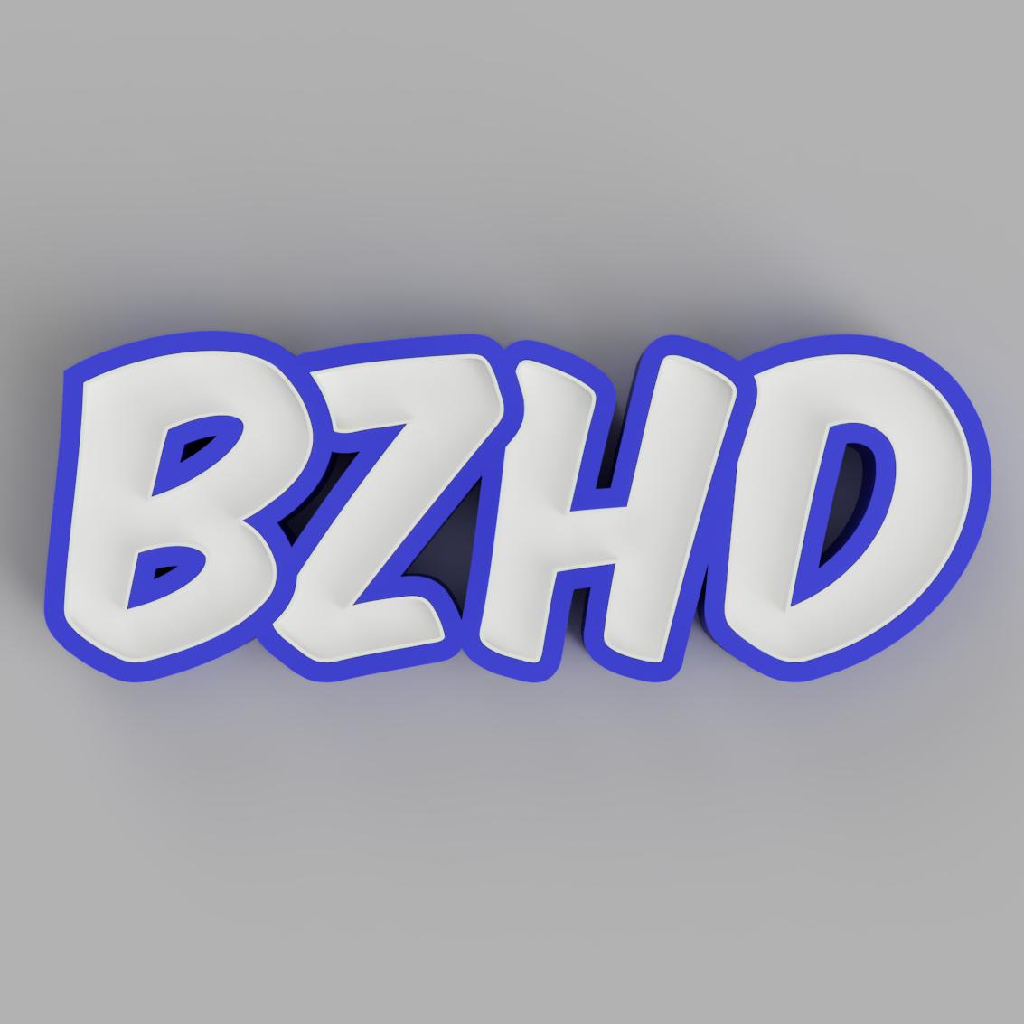 Archivo 3D NAMELED BZHD - LÁMPARA LED CON NOMBRE 🏠・Modelo para ...