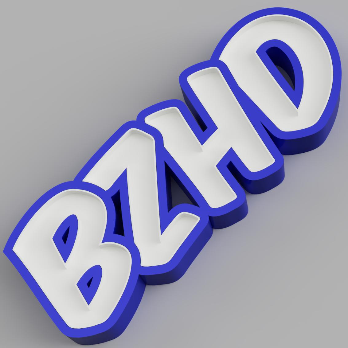 Archivo 3D NAMELED BZHD - LÁMPARA LED CON NOMBRE 🏠・Modelo para ...