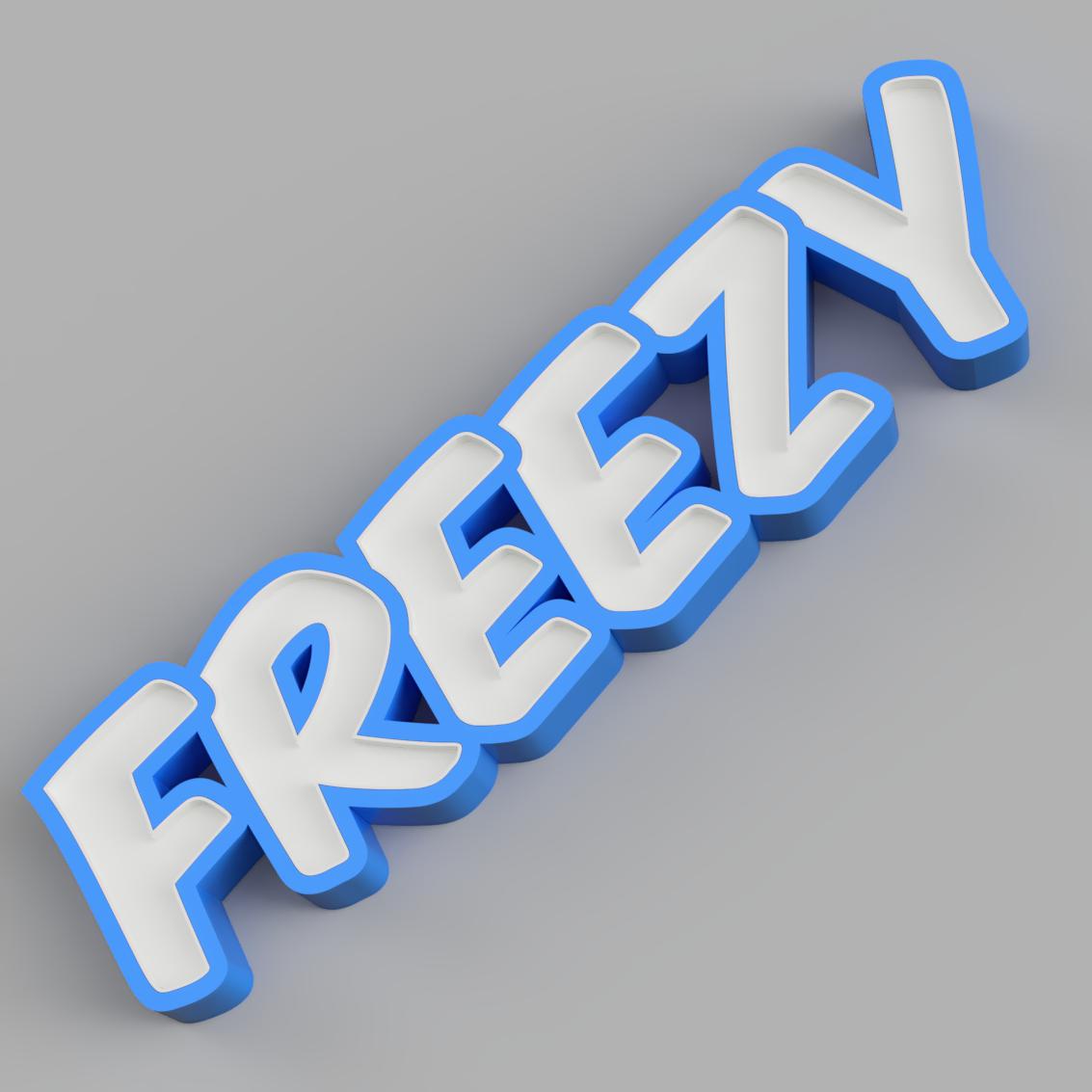 3D file NAMELED FREEZY - LED LAMP WITH NAME 🔦・3D printing template to ...