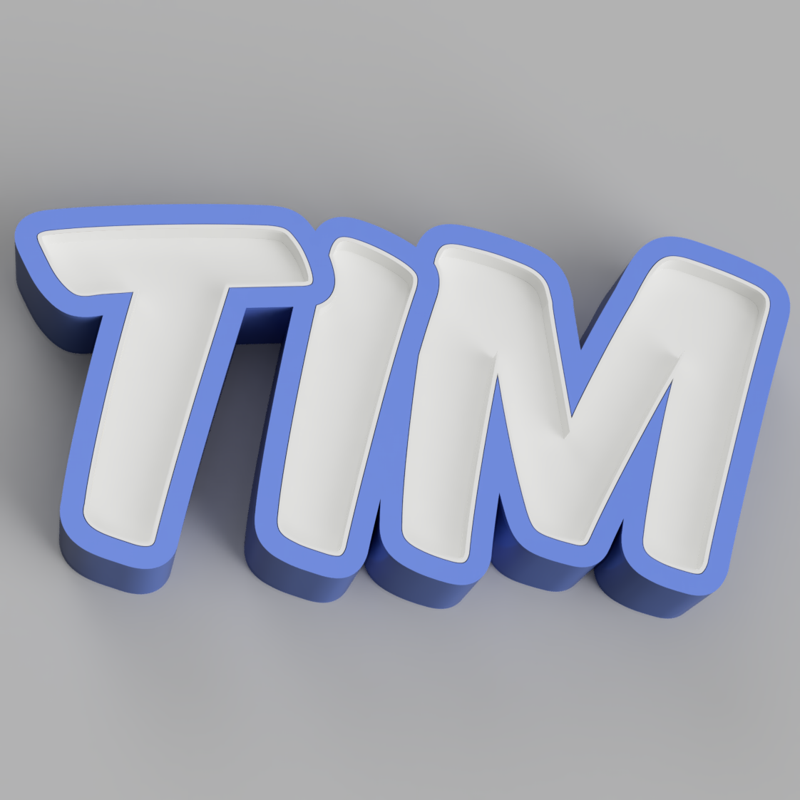 3D file NAMELED TIM - LED LAMP WITH NAME・3D printing idea to download・Cults