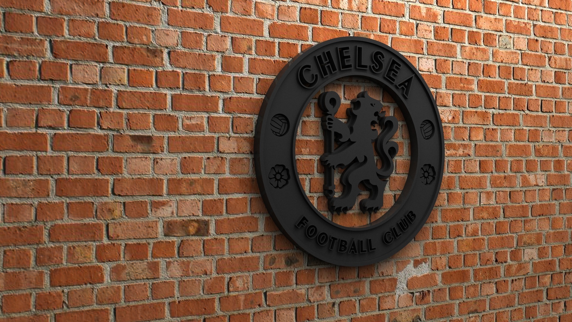 STL-Datei Chelsea FC Logo・Modell zum Herunterladen und 3D-Drucken・Cults