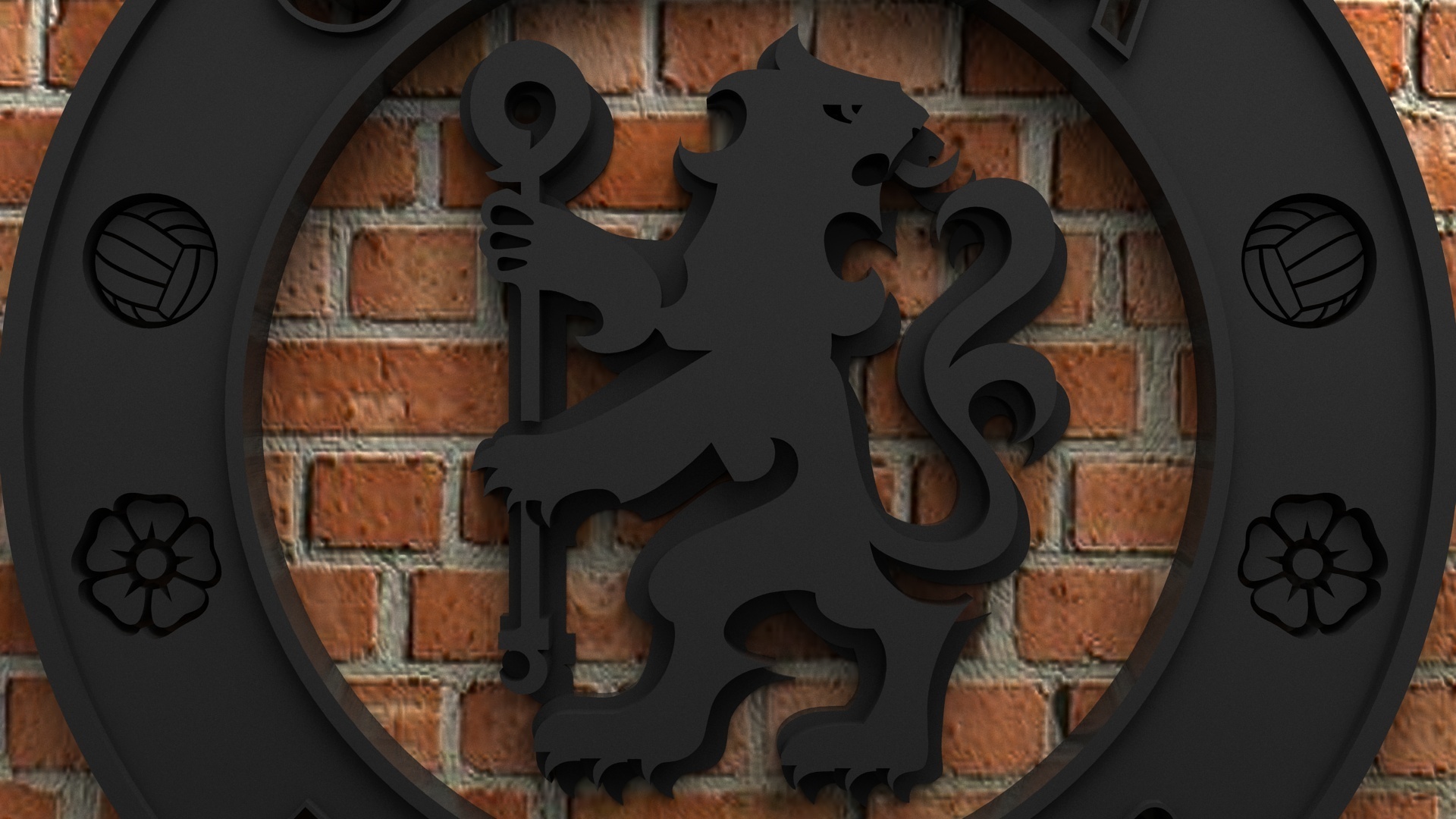 STL-Datei Chelsea FC Logo・Modell zum Herunterladen und 3D-Drucken・Cults