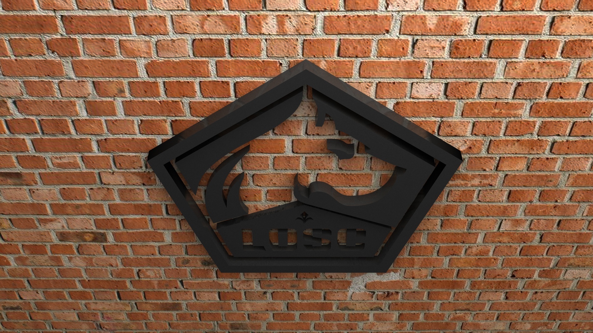 STL file Lille OSC Logo 🥅・Model to download and 3D print・Cults