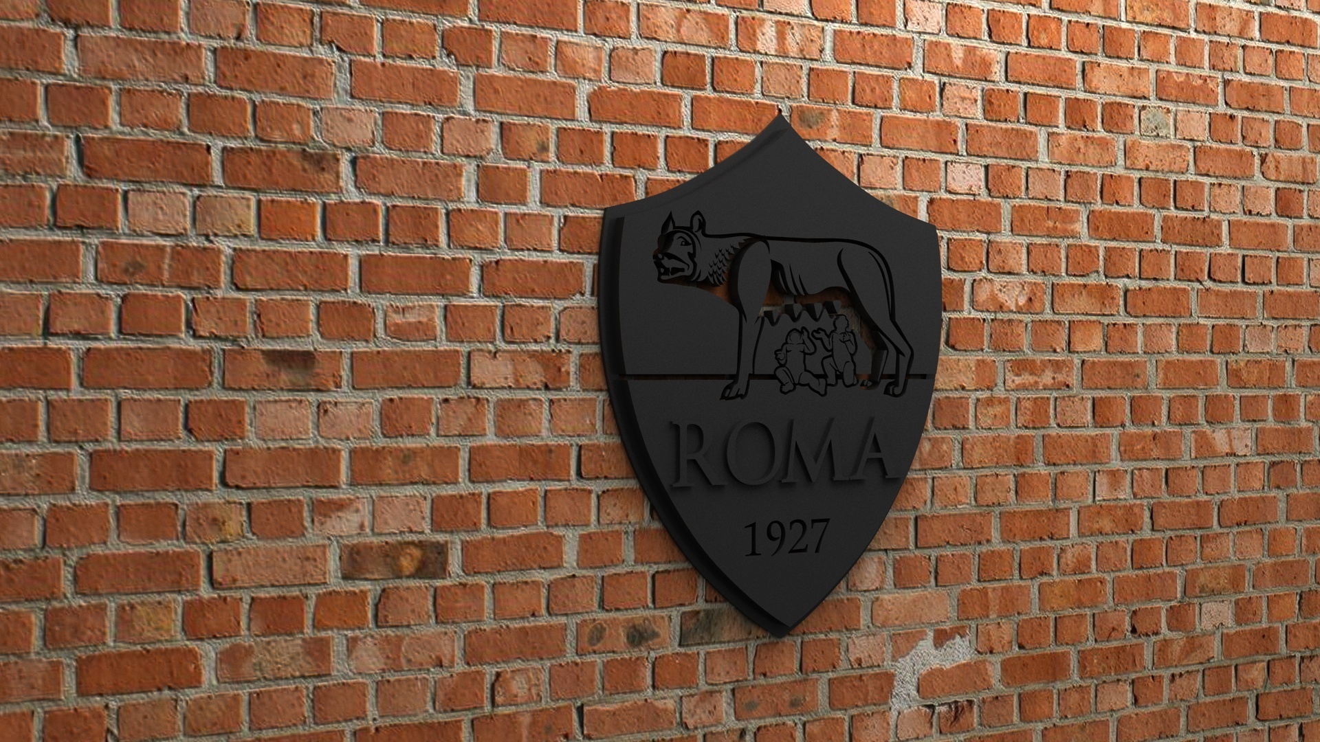 STL file AS Roma Logo 🥅・Model to download and 3D print・Cults