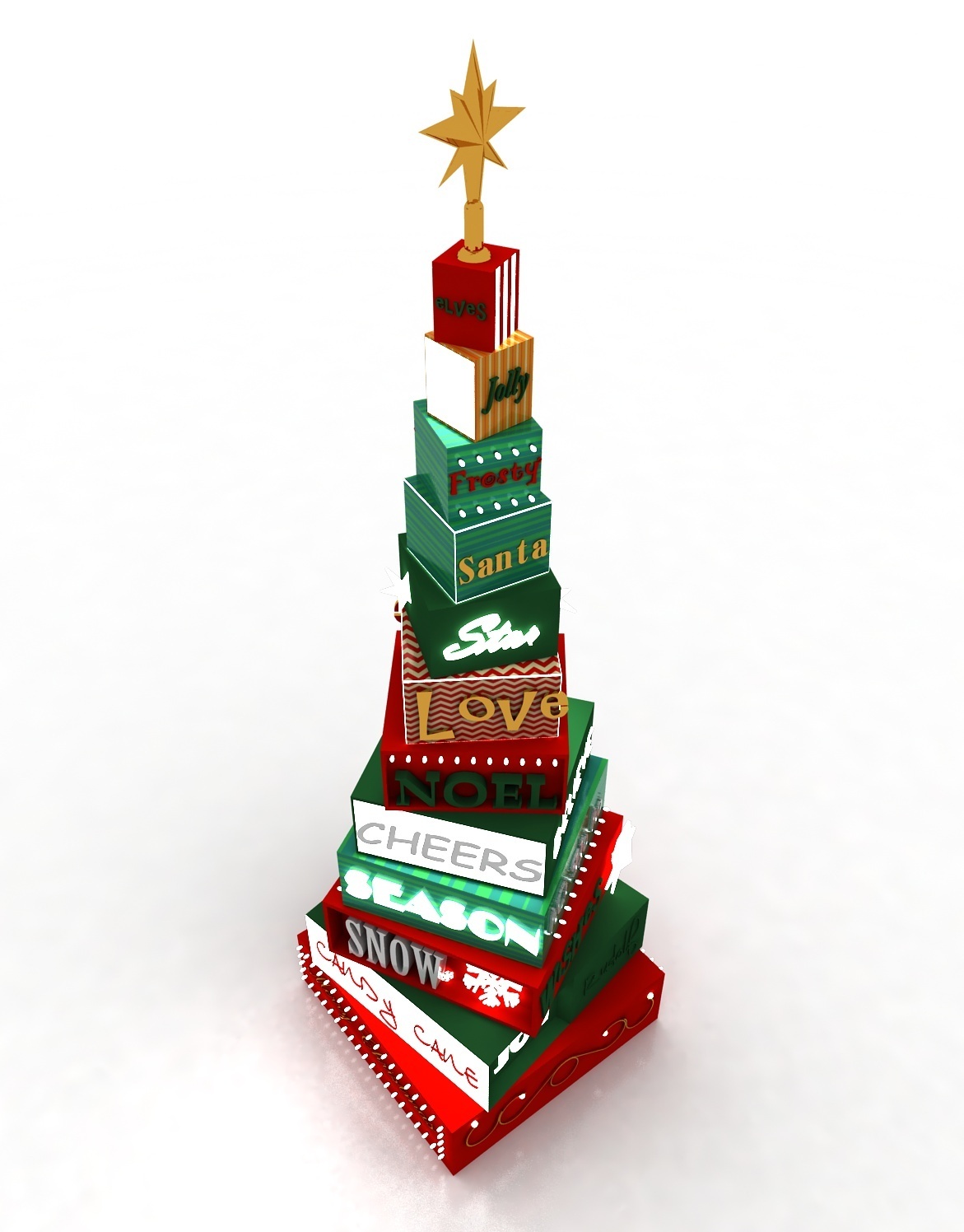 STL file Christmas tree 🎄・Template to download and 3D print・Cults