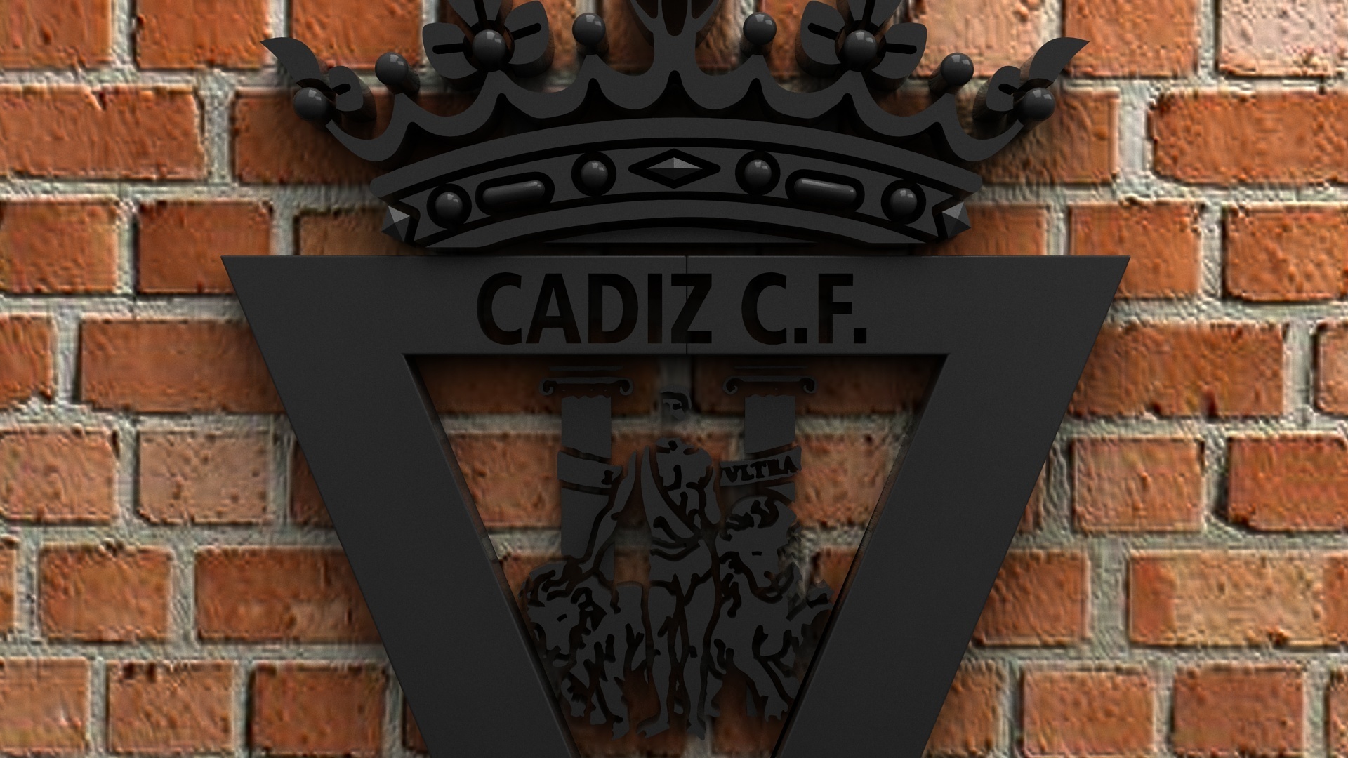 STL file Cadiz CF Logo・3D printing model to download・Cults
