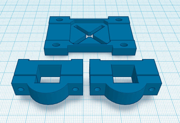 Free 3D file Motor mount 1/2" square tube.・Model to download and 3D ...
