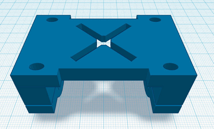 Free 3D file Motor mount 1/2" square tube.・Model to download and 3D ...