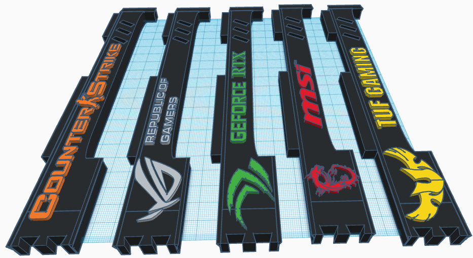 STL file GPU Support, nvidia, asus, msi, msi 👽・3D printable model to ...