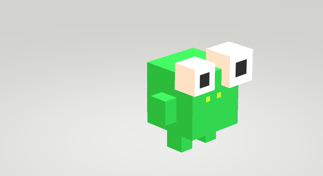 3D-Datei Pixel frog.・3D-druckbare Vorlage zum herunterladen・Cults