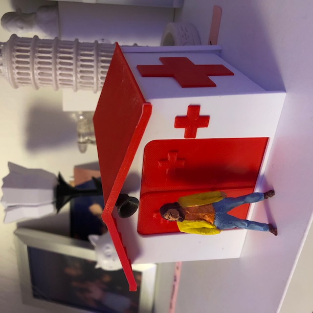 Free STL file Model house red cross Slot Racing 1/32 Aromur・3D ...