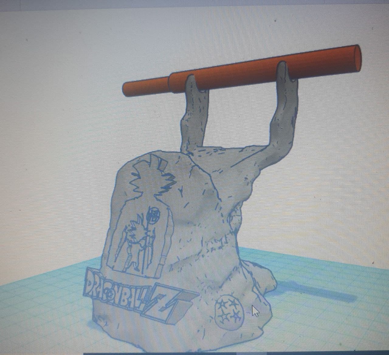 STL file DRAGONBALL CONTROLLER STAND・3D print model to download・Cults