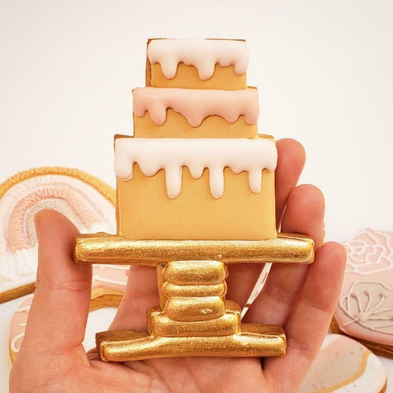 Free STL file Cake with base Cookie cutter 🍰・3D print model to download ...