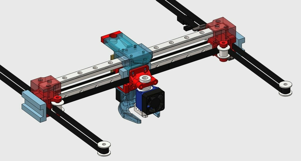 Free STL file Vertex-H with Double rail along X-axis・3D printable model ...
